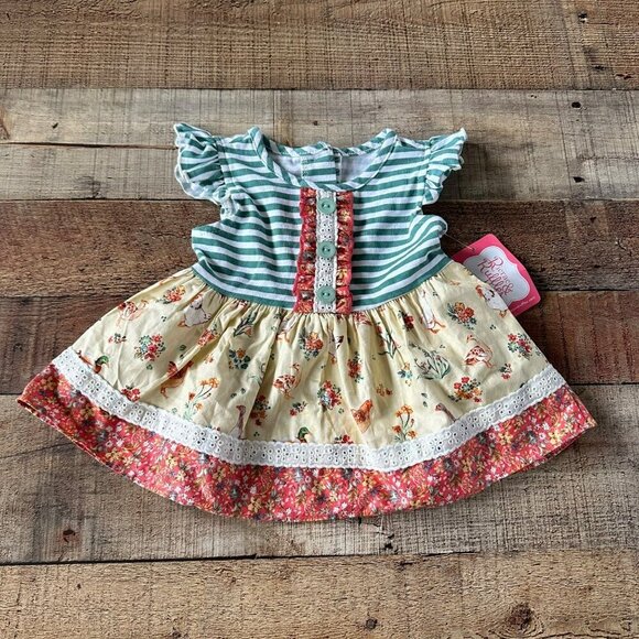 Ricrac & Ruffles | Dresses | Ricrac And Ruffles Baby Girls Ruffle ...